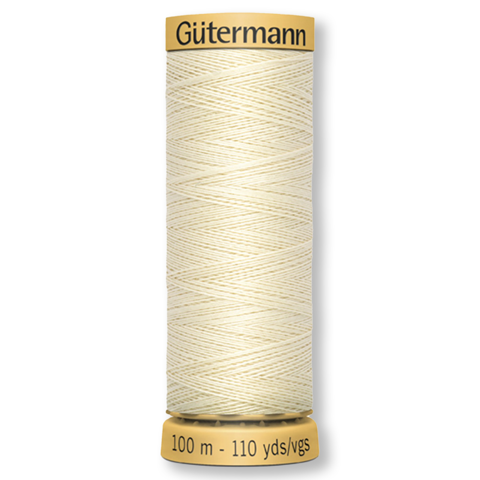 Gutermann 100% Natural Cotton Thread 100m/109yds - Solid Cream – Urban ...