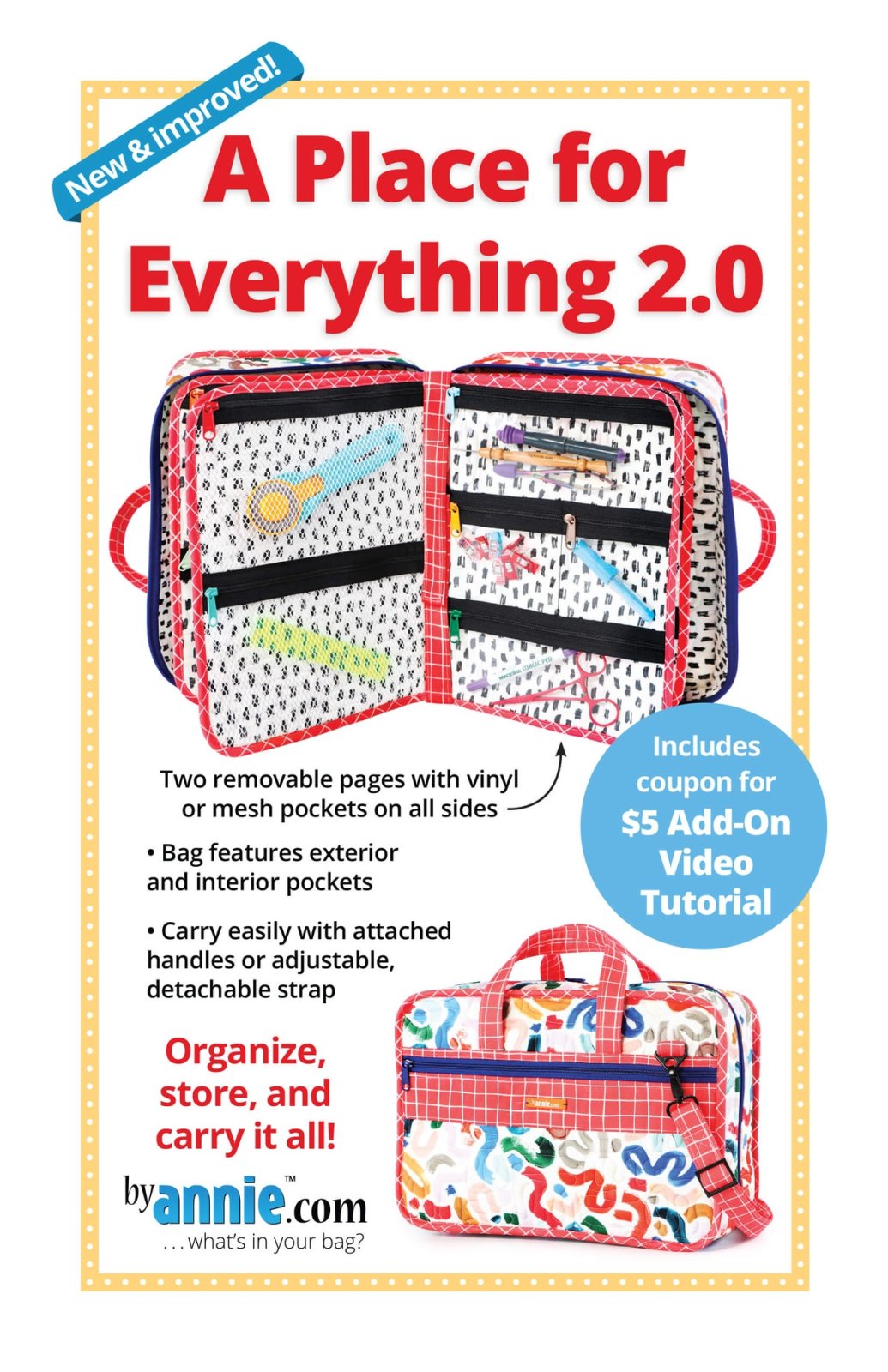 By Annie - A Place for Everything Organizer – Urban Sewciety