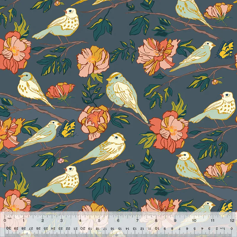 Lush Life - Birds of a Feather - Periwinkle – Urban Sewciety