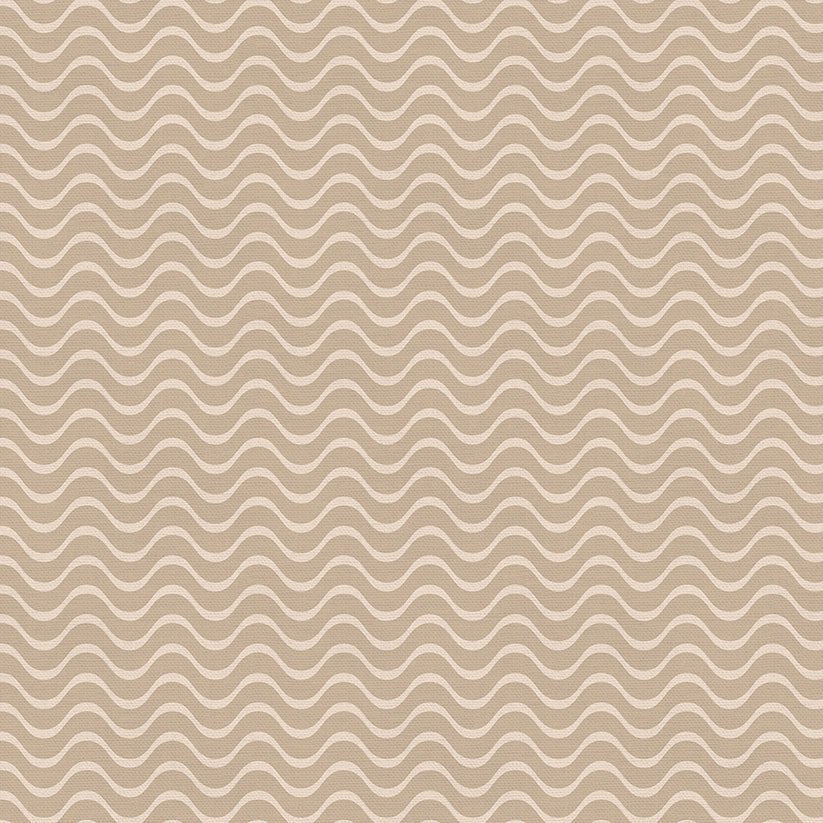 Retro Geos - Chillin - Groovy Waves - Beige – Urban Sewciety