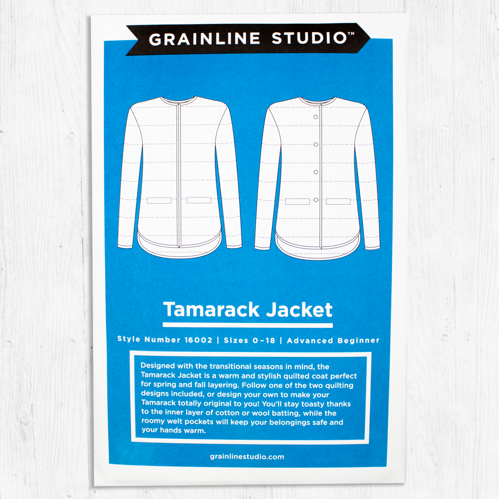 Grainline Studios - Tamarack Jacket – Urban Sewciety