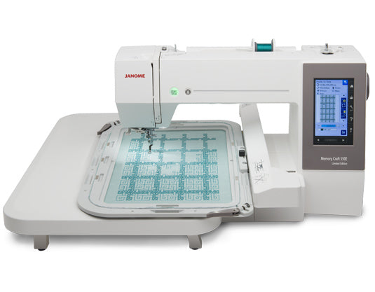 Janome Memory Craft 550ELE Embroidery Machine – Urban Sewciety